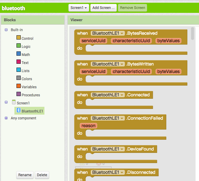 啟用APP Inventor的藍牙功能 – 禾泊橙舍